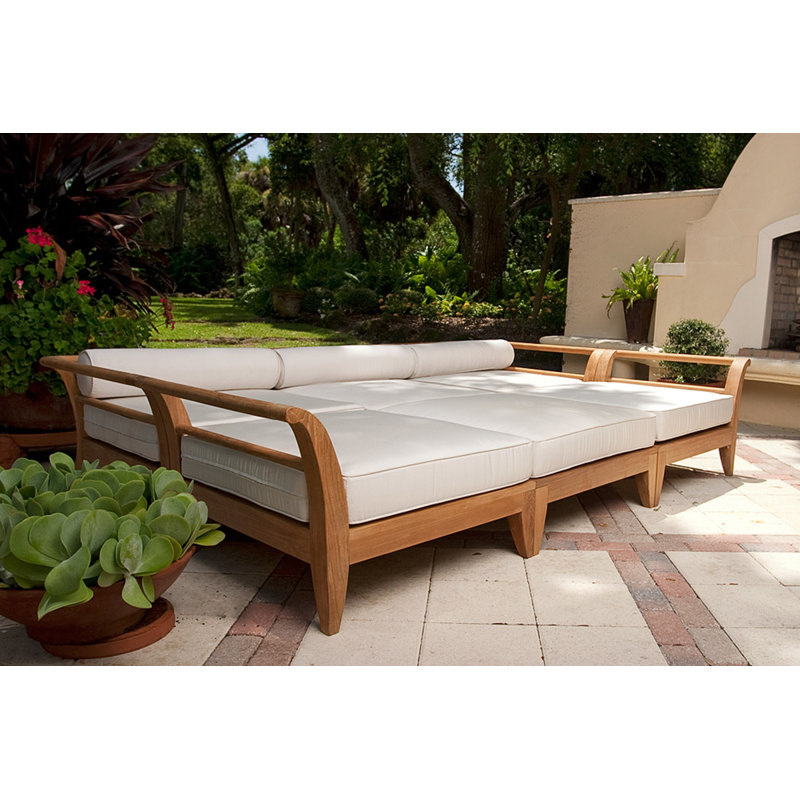 Westminster Teak 72'' Teak Outdoor Patio Daybed | Wayfair